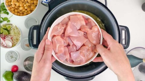 Delicious Instant Pot Pozole Verde De Pollo (chicken Posole)