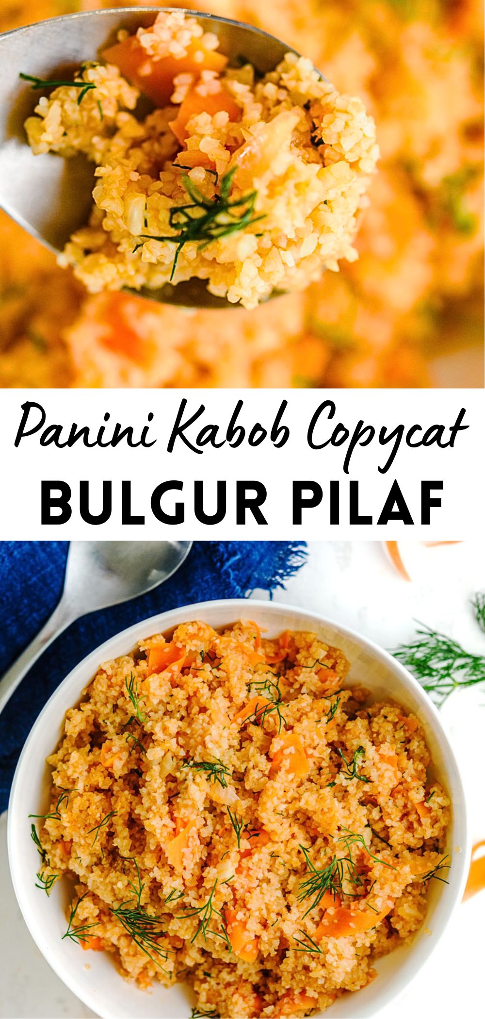 The Best Bulgur Pilaf Recipe (Panini Kabob Copycat)