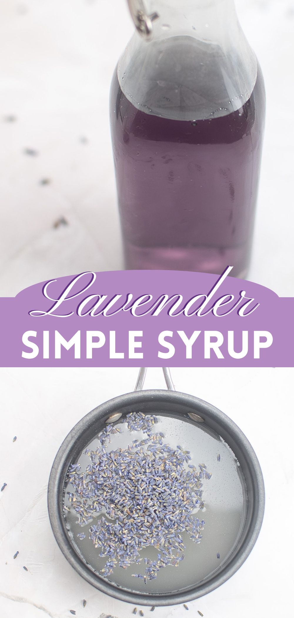 Vibrant Lavender Simple Syrup Recipe