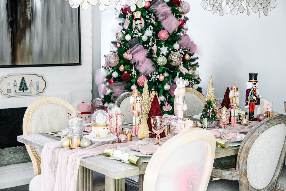 Amazing Nutcracker Ballet Christmas Tree & Tablescape Theme