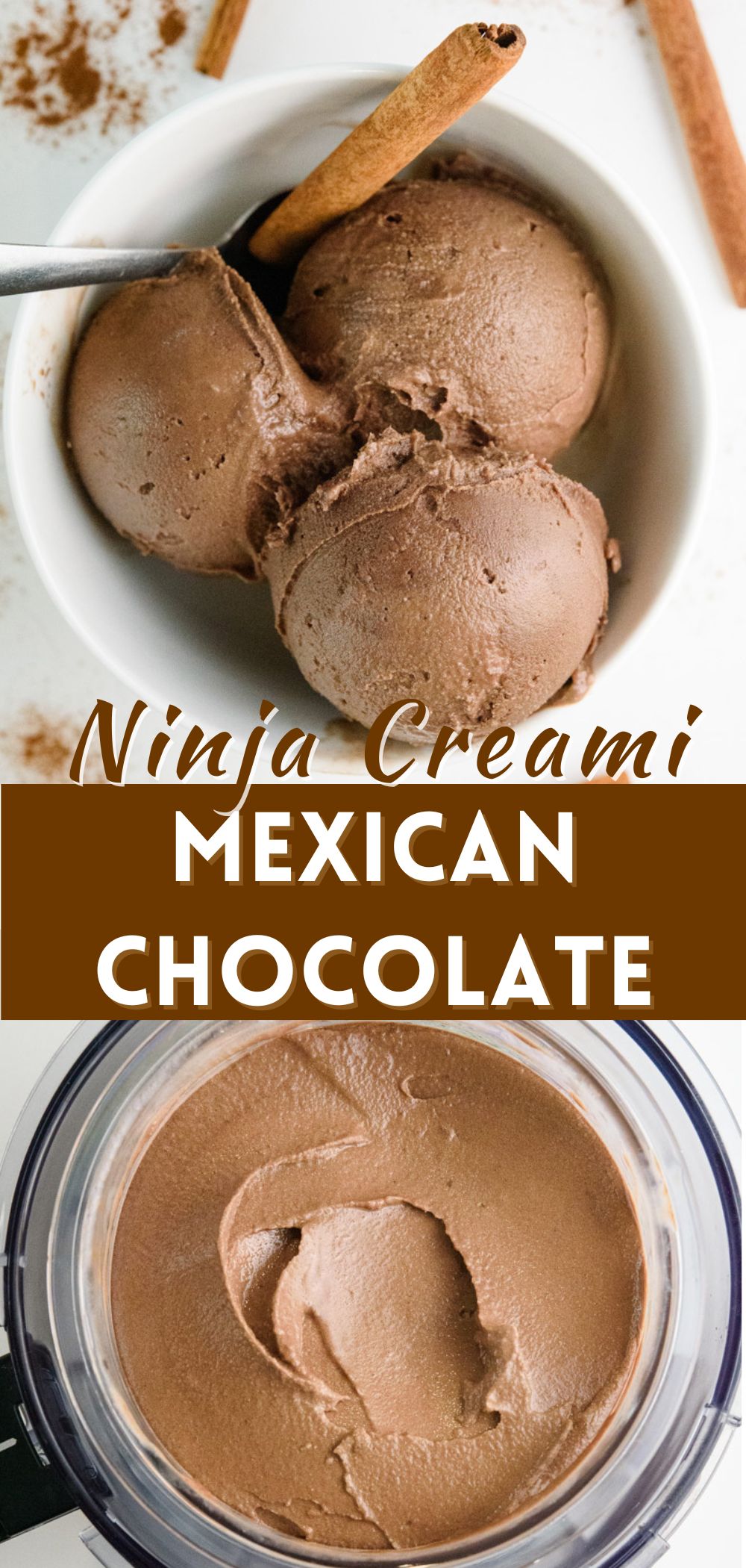 Ninja Creami Mexican Chocolate Ice Cream